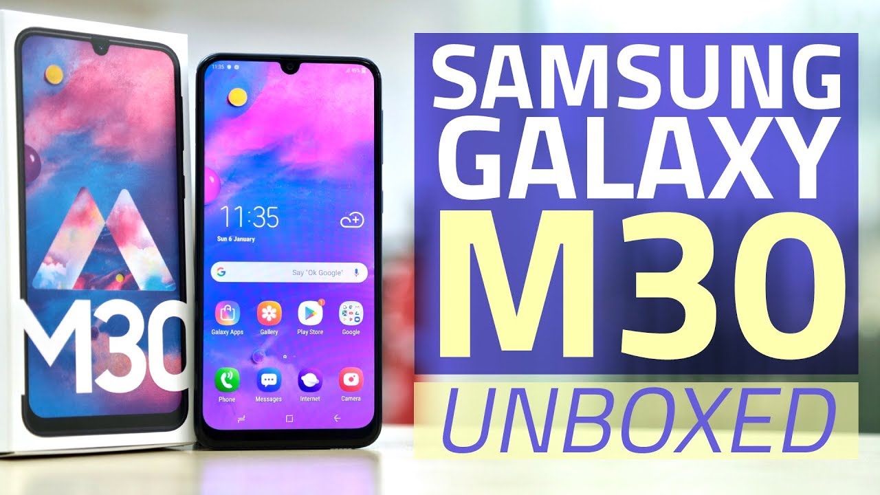 Samsung Galaxy M30 Unboxing And First Look | Price, Camera ...