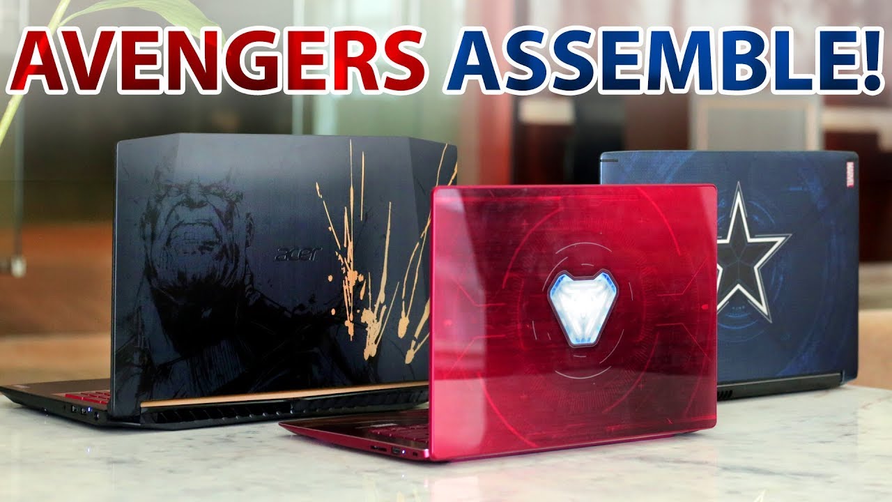 Avengers Edition Laptops By Acer | Swift 3 Iron Man, Aspire 6 Captain ...