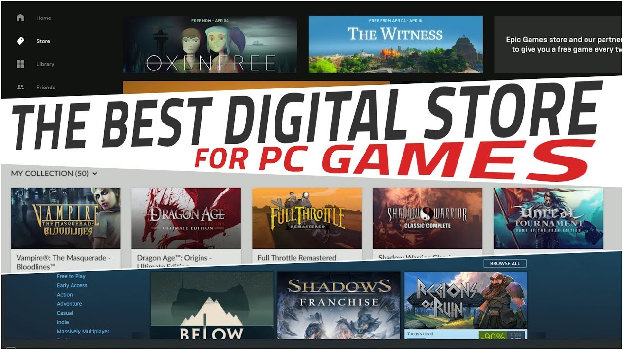 The Best Digital Games Store For PC Gamers
